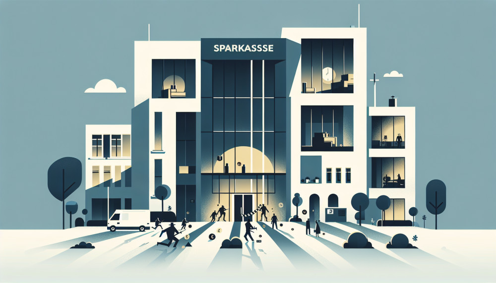 Apiplėštas Vokietijos bankos skyrius liks uždarytas dar kelias dienas ...