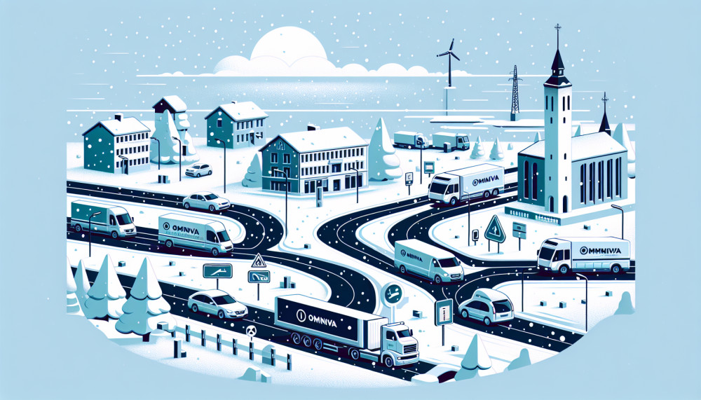 „Omniva“: dėl sudėtingų eismo sąlygų gali vėluoti siuntų pristatymas ...