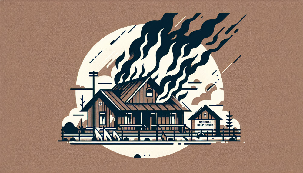 Kretingos rajone atvira liepsna dega namo stogas | Jega.lt / Naujienos